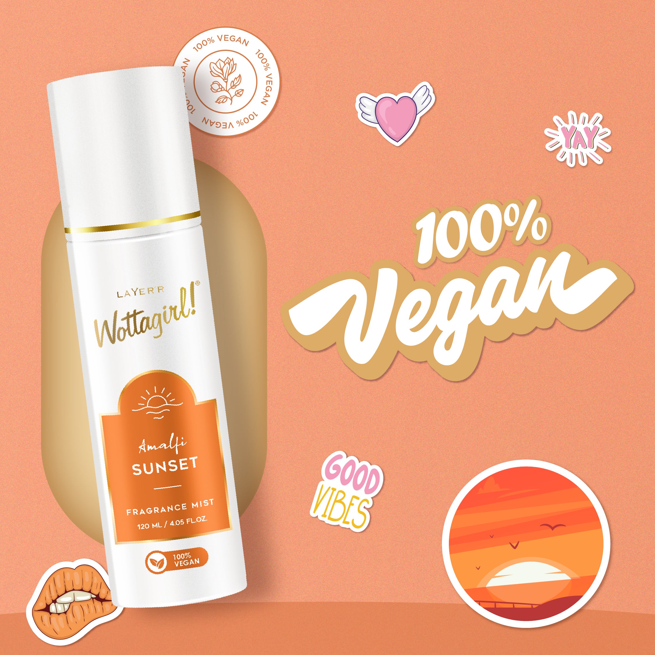 AMALFI SUNSET (120ml) - 100% VEGAN / FRAGRANCE MIST
