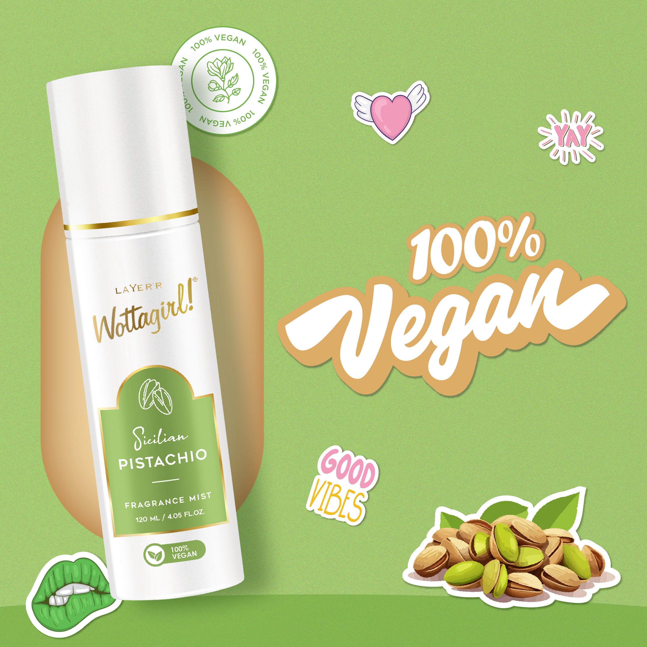 SICILIAN PISTACHIO (120ml) - 100% VEGAN / FRAGRANCE MIST