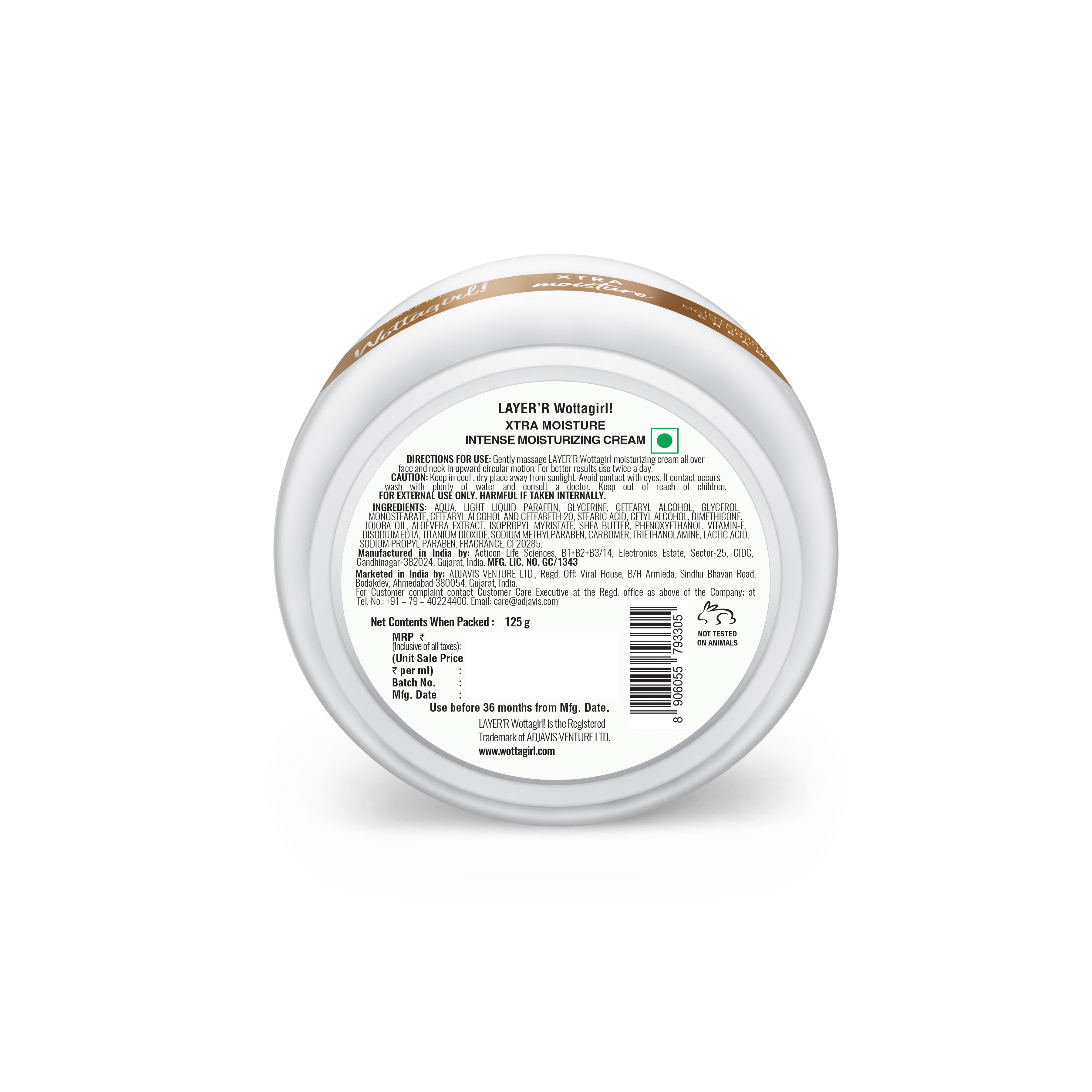 XTRA MOISTURE CREAM - 125g